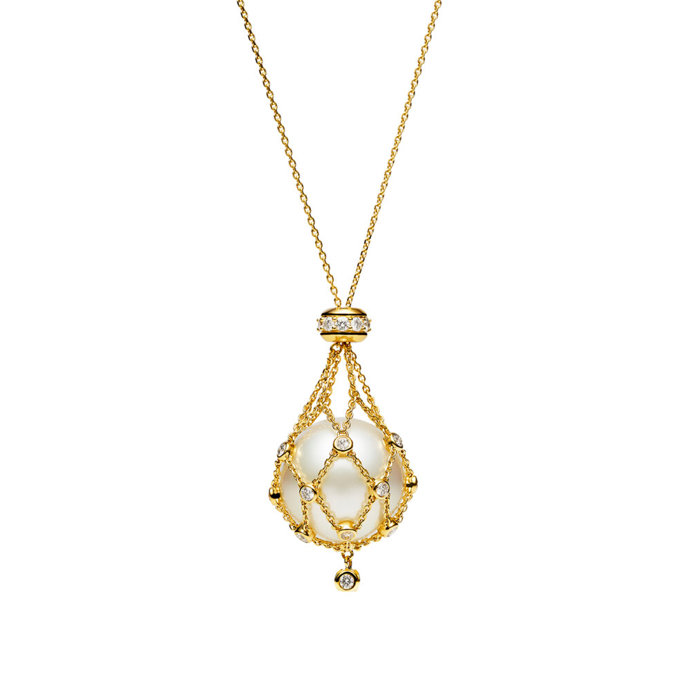 Paspaley - Lavalier Diamond & Pearl Necklace | Mitchell Stores