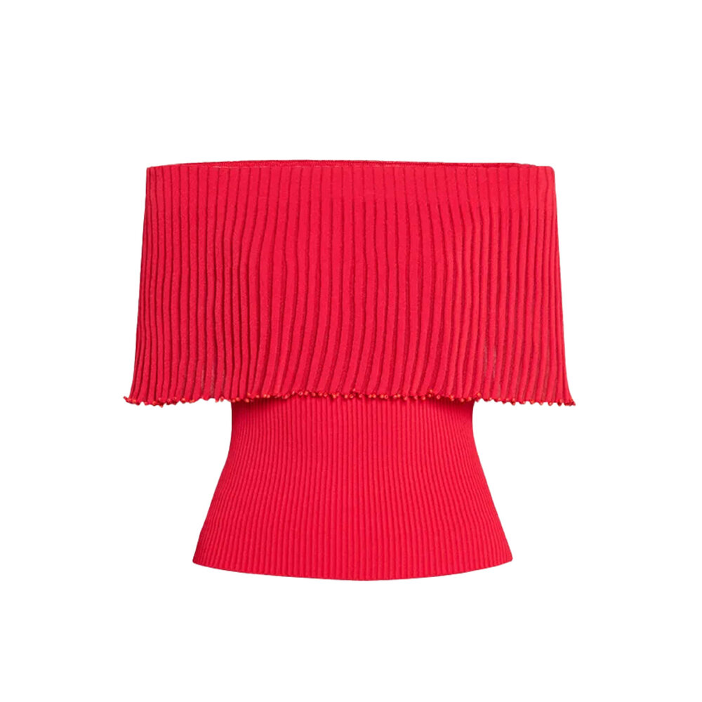 Altuzarra - Grenadine Off The Shoulder Pascale Top