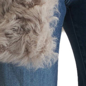 Le 5A7 Large Gray Leather Shoulder Hobo Bag | Mitchell Stores