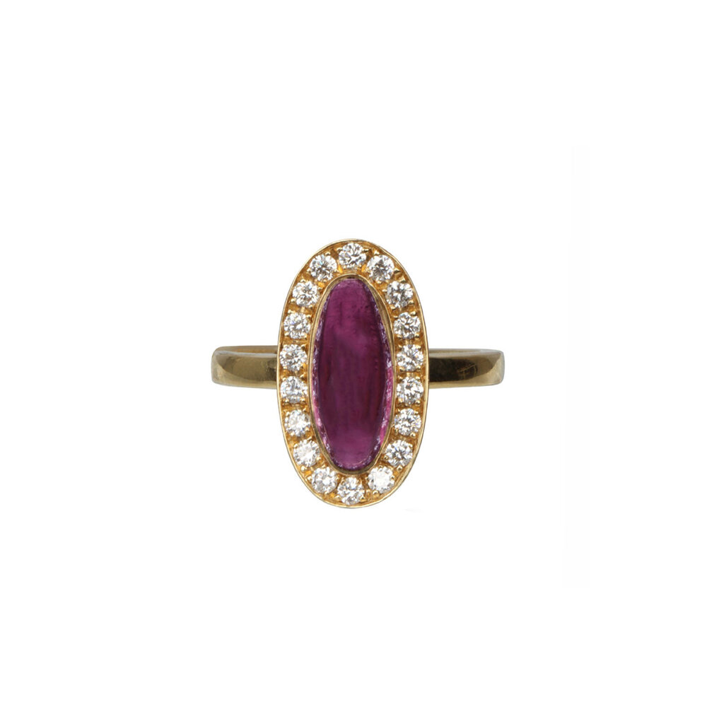 Ray Griffiths - Purple Tourmaline Oval Ring | Mitchell Stores