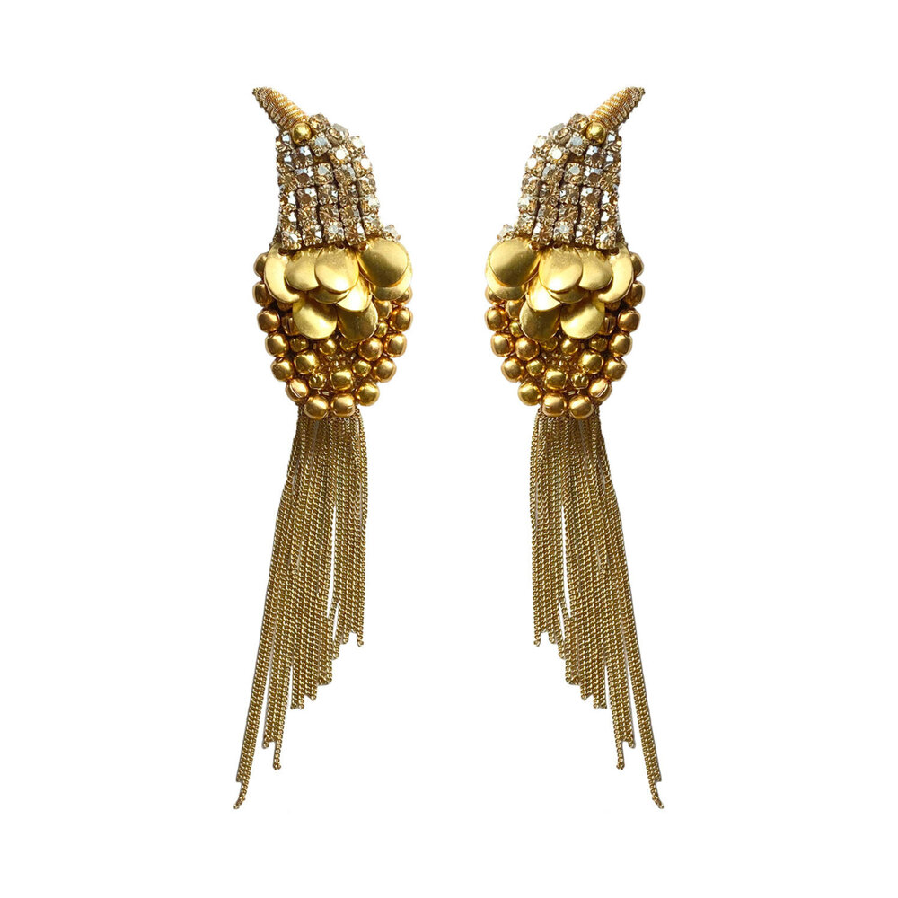 Mignonne Gavigan - Gold Telluride Bird Earrings | Mitchell Stores
