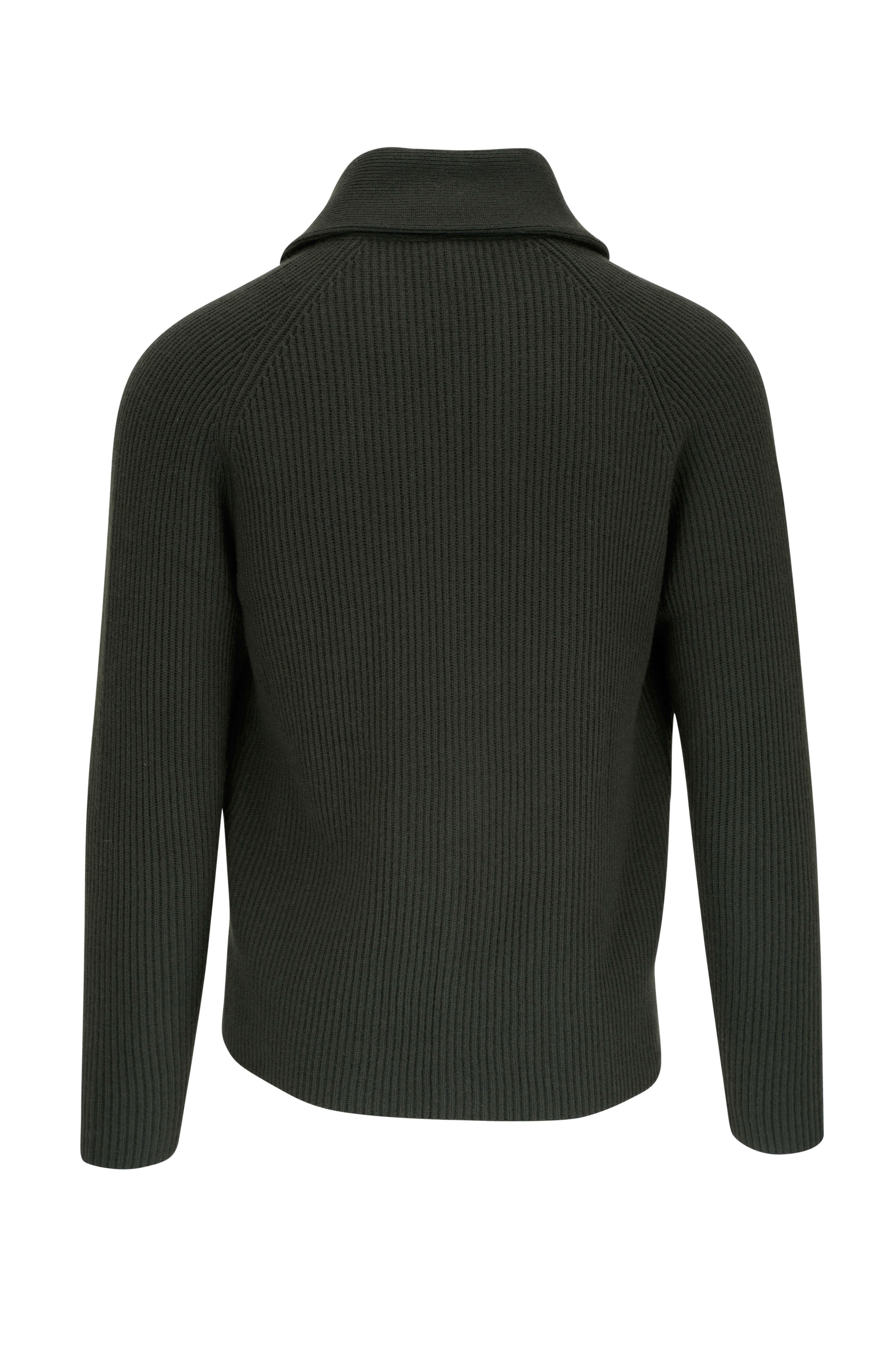 Peter Millar - Dark Olive Alpine Cardigan | Mitchell Stores