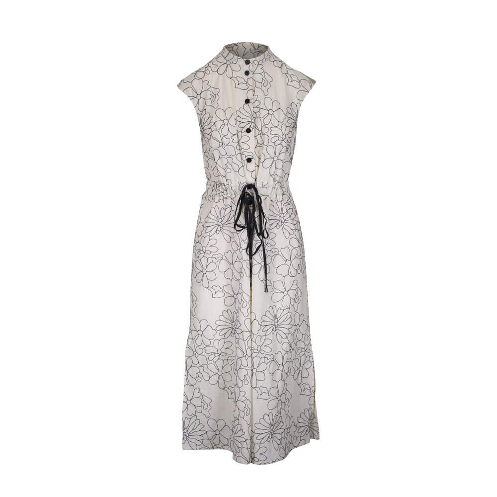 Bogner - Cecile Embroidered Linen & Cotton Dress