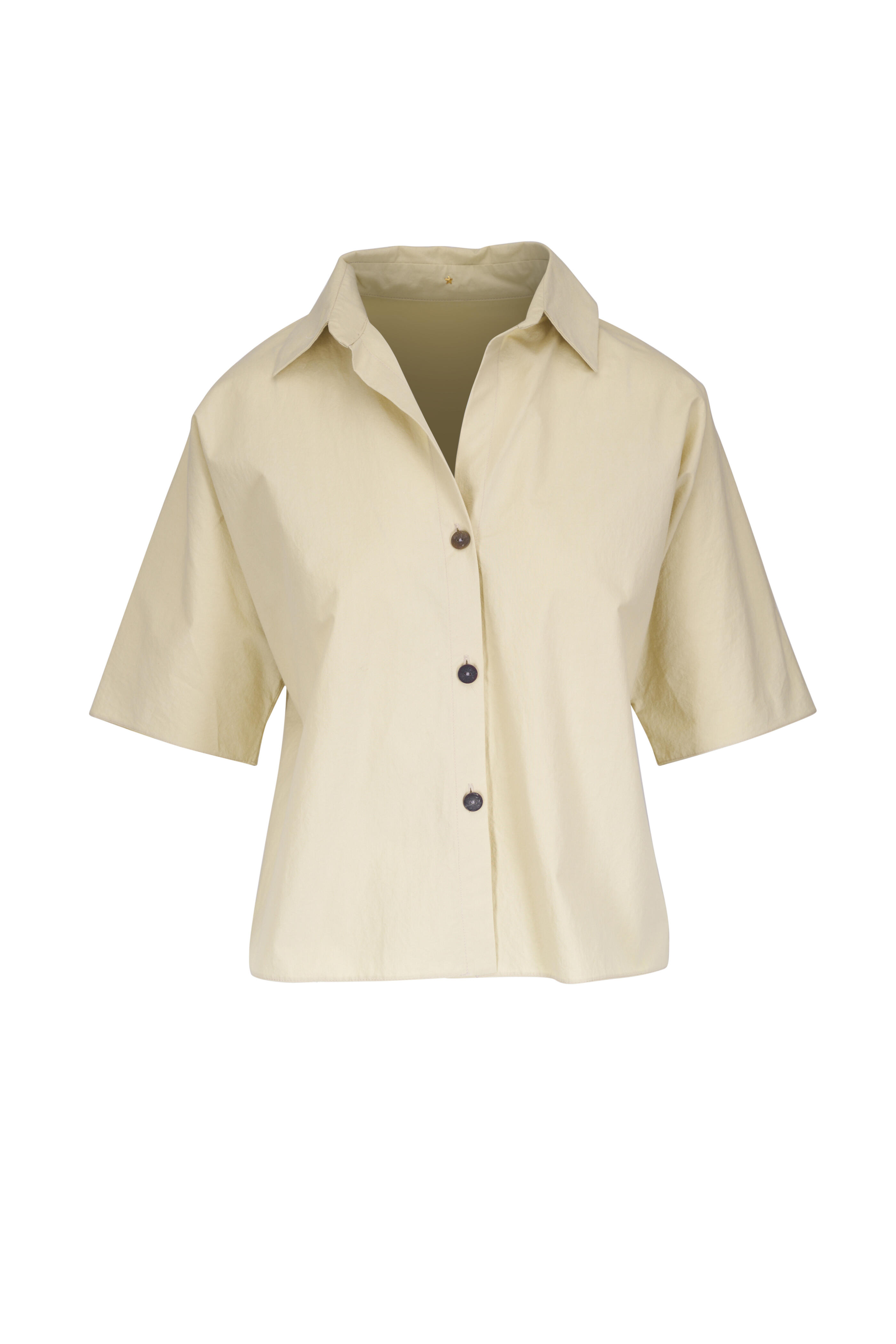Peter Cohen - Trudy Mellow Yellow Cotton Broadcloth Blouse