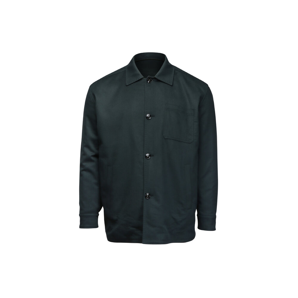 Kiton - Dark Green Cashmere Cabin Jacket | Mitchell Stores