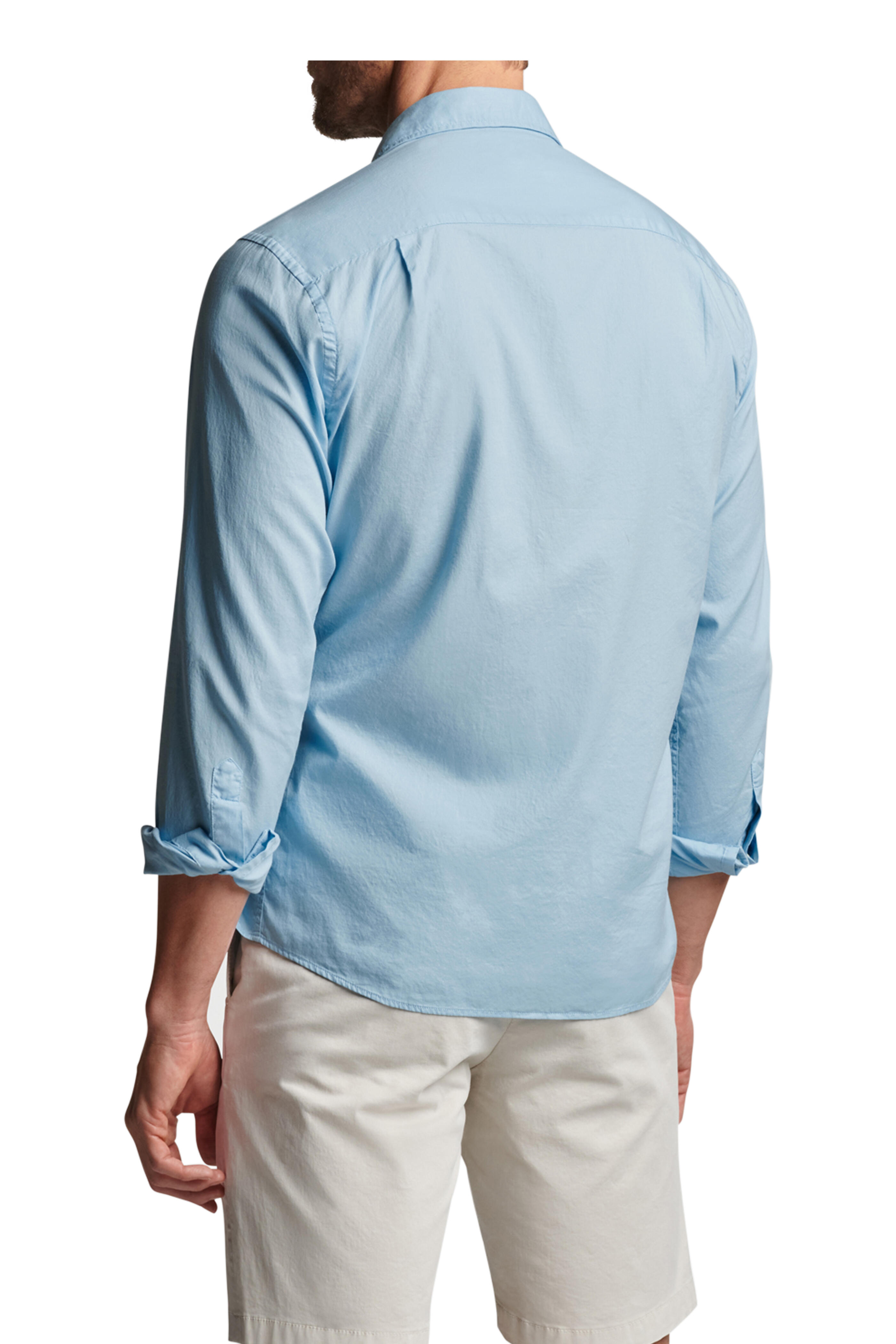 Peter Millar - Sojourn Blue Frost Garment-Dyed Cotton Sport Shirt
