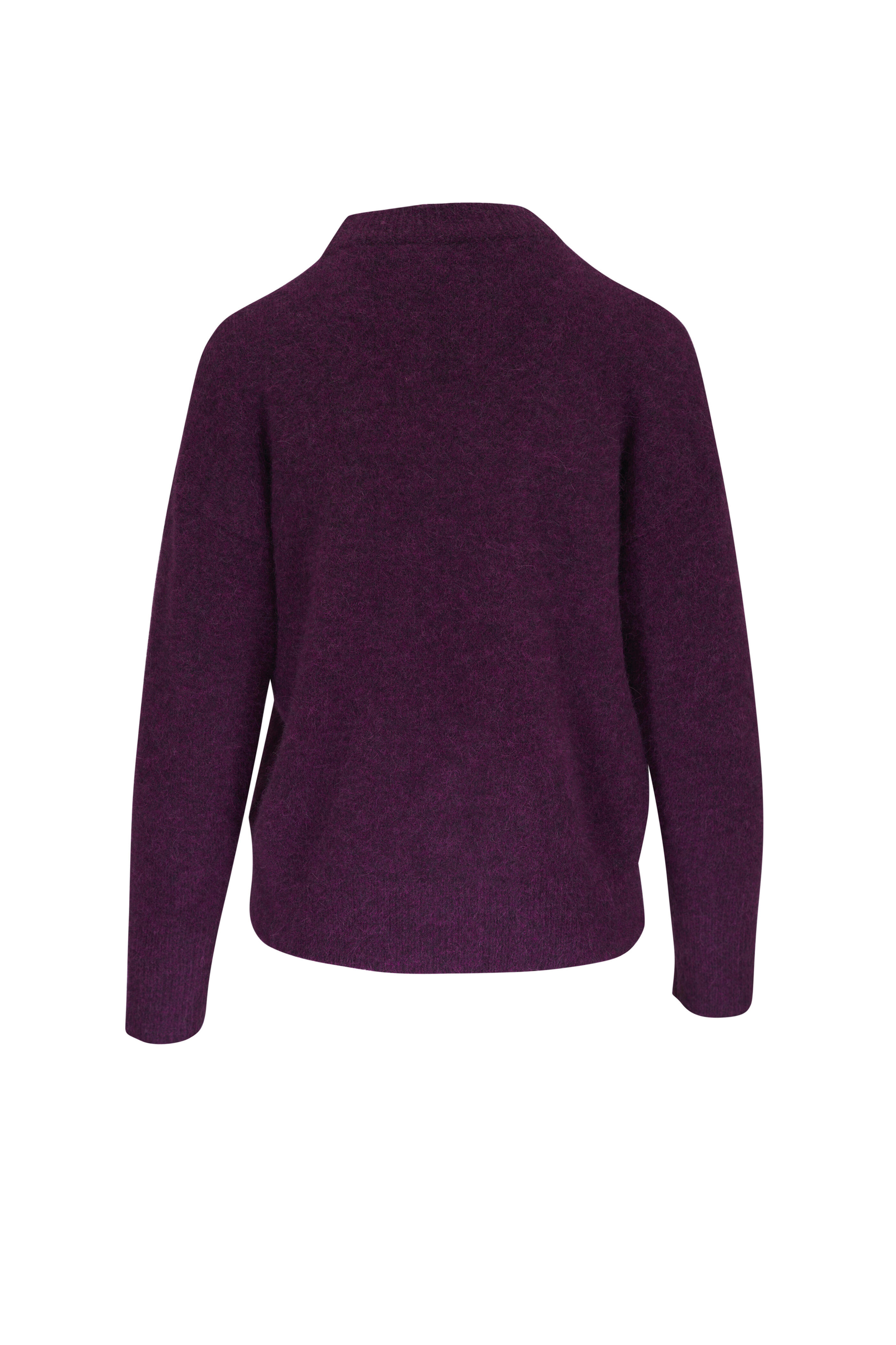 Kinross - Lofty Easy Grape Crewneck Sweater | Mitchell Stores