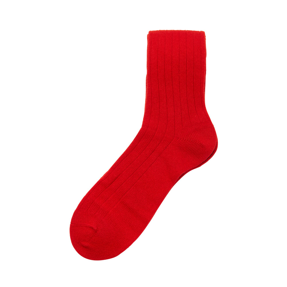 Pantherella - Red Cashmere Blend Socks | Mitchell Stores