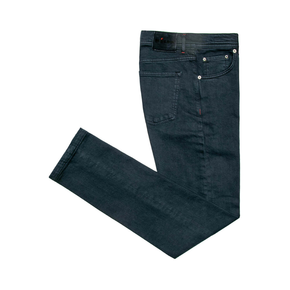 Kiton - Dark Navy 5 Pocket Denim | Mitchell Stores