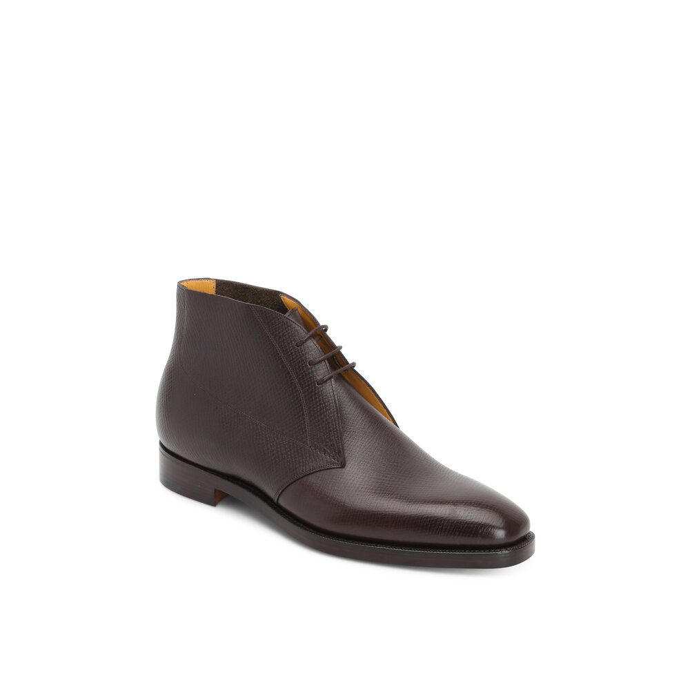 Gaziano & Girling - Arran Dark Brown Leather Chukka Boot