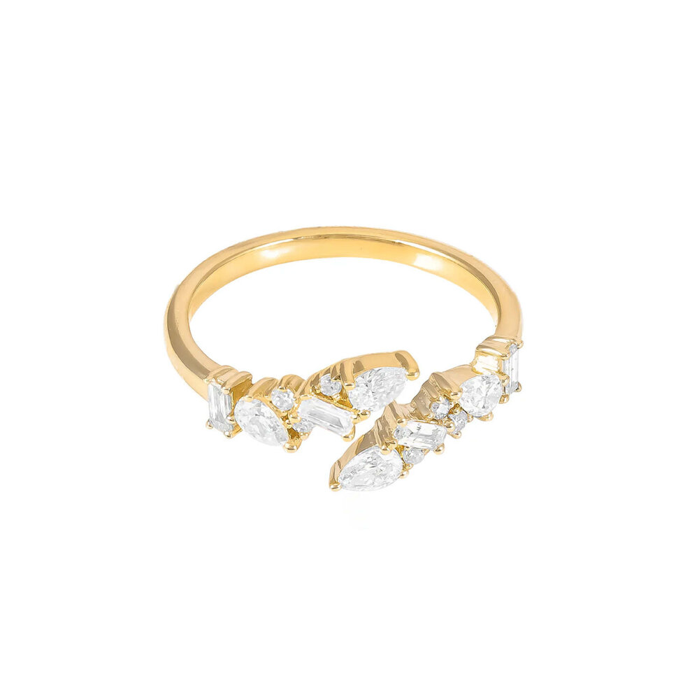 Samira 13 - Samira 13 Diamond Twist Ring | Mitchell Stores