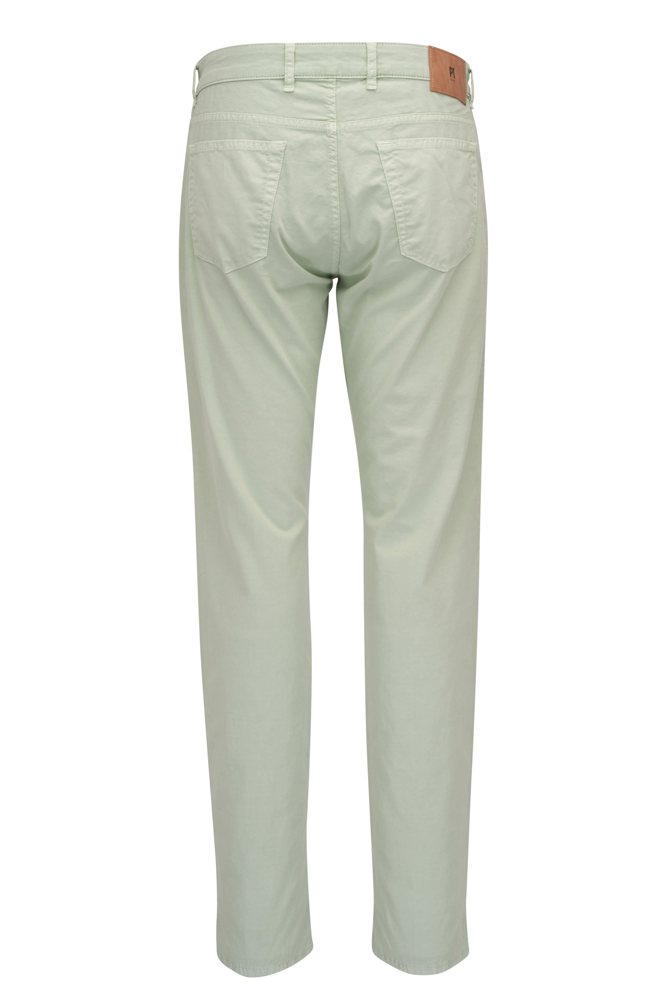 PT Torino - Jazz Mint Dyed Five Pocket Pant | Mitchell Stores