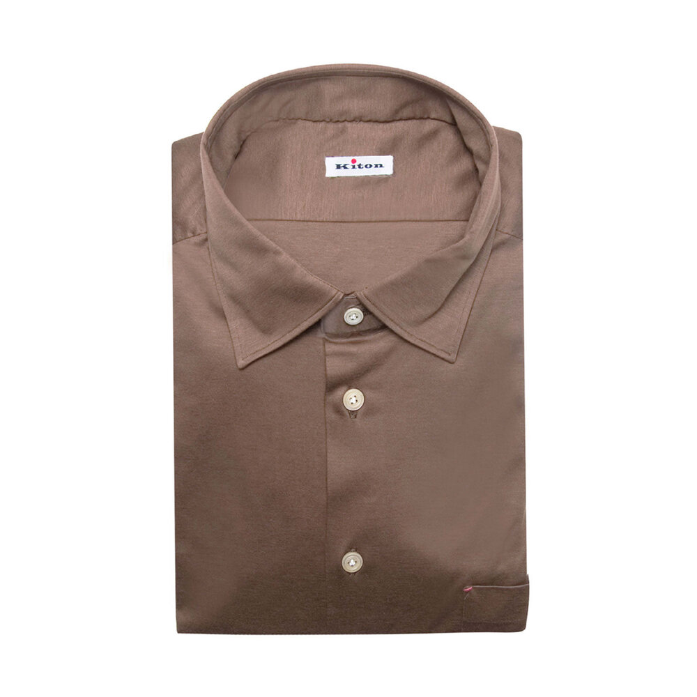 Kiton - Toffee Sport Shirt | Mitchell Stores