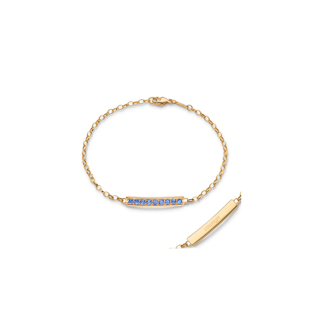 Monica Rich Kosann - 18K Posey Blue Sapphire Bracelet