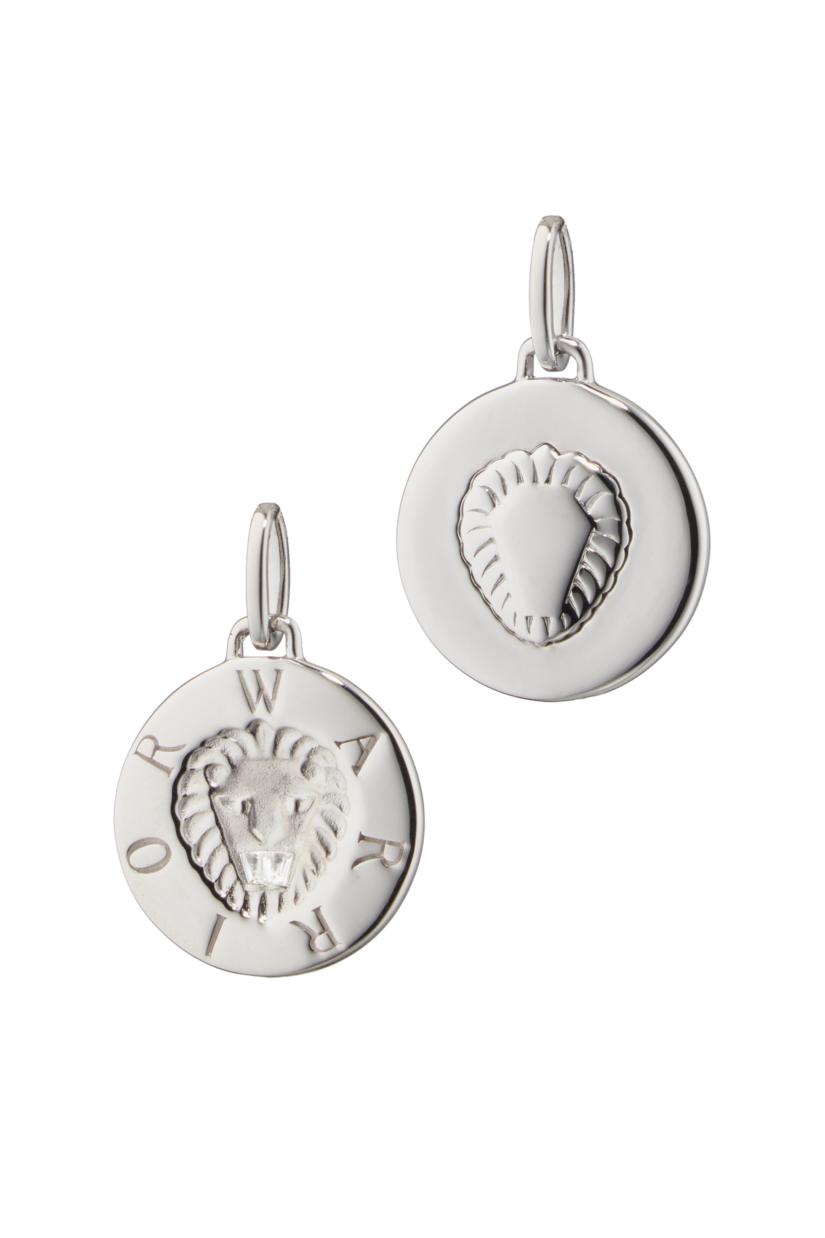 Monica Rich Kosann - "Warrior" Lion Sterling Intaglio Pendant