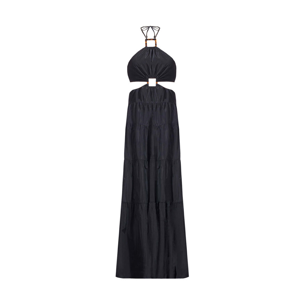 Staud - Black Dome Maxi Dress | Mitchell Stores