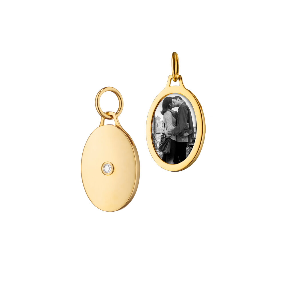 Monica Rich Kosann - Oval Half Locket | Mitchell Stores