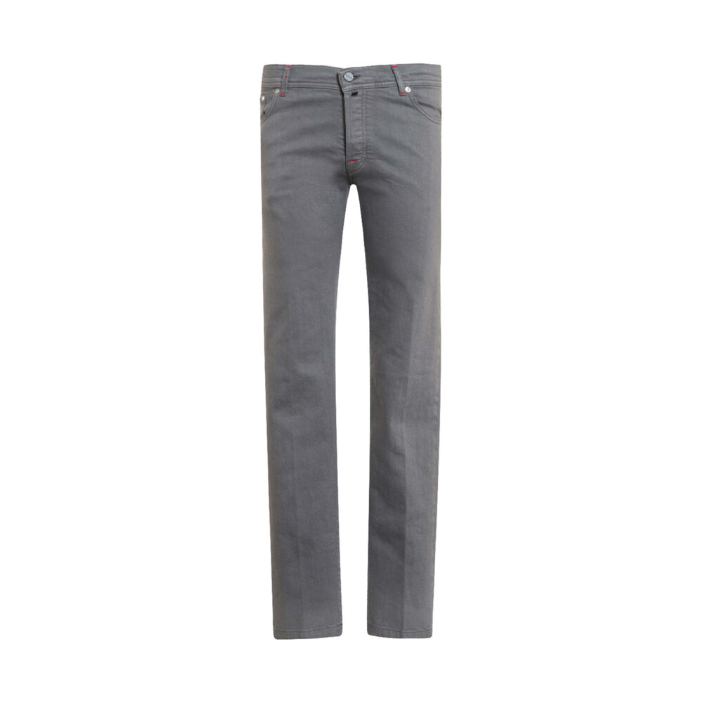 Kiton - Slim Fit Denim in Grey | Mitchell Stores