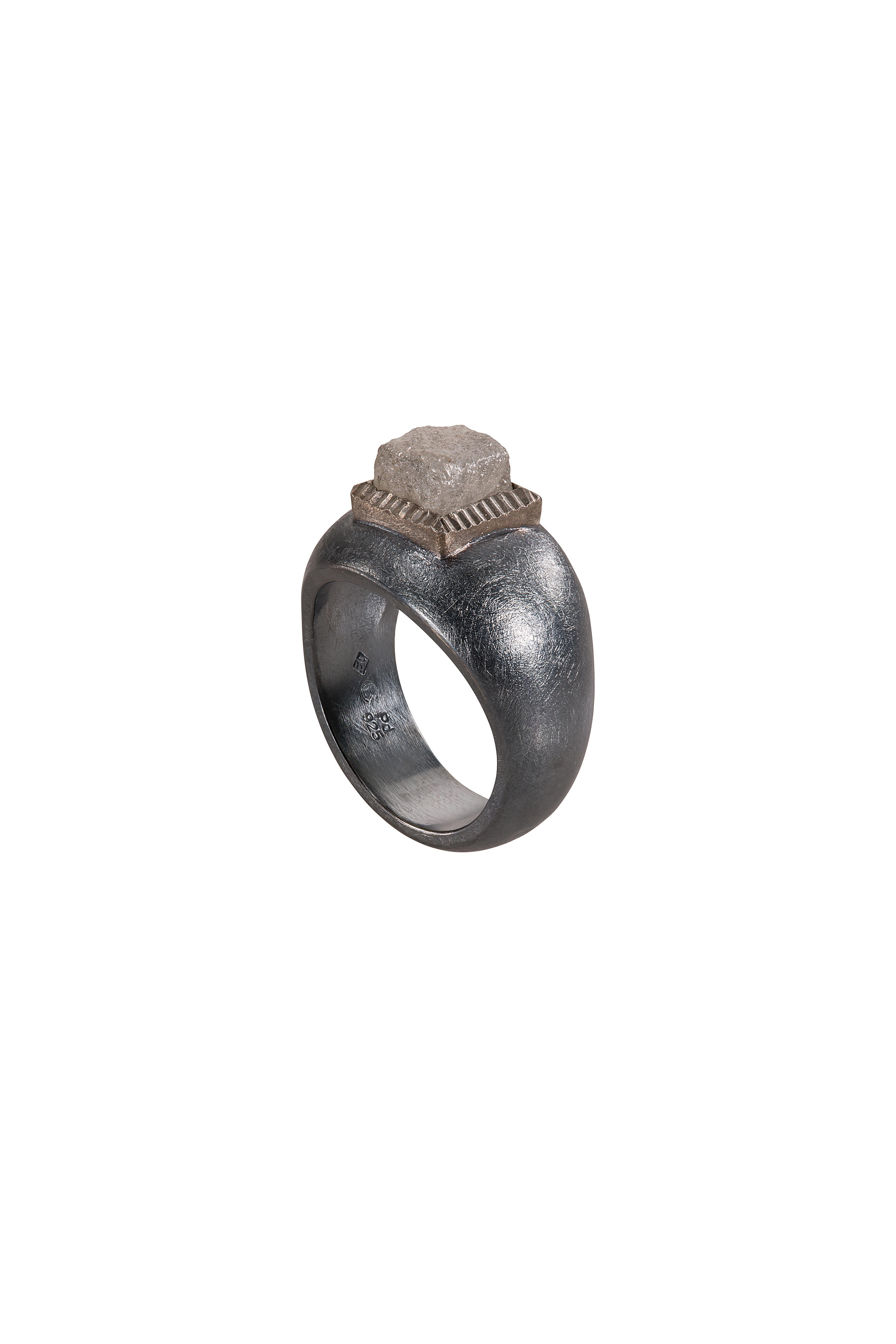 Todd Reed - Palladium Center Raw Diamond Ring | Mitchell Stores