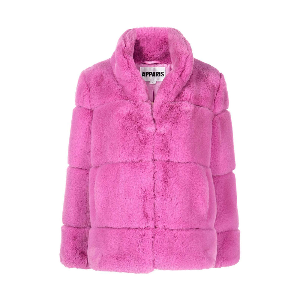 Apparis - Sugar Pink Vegan Fur Skylar Jacket | Mitchell Stores