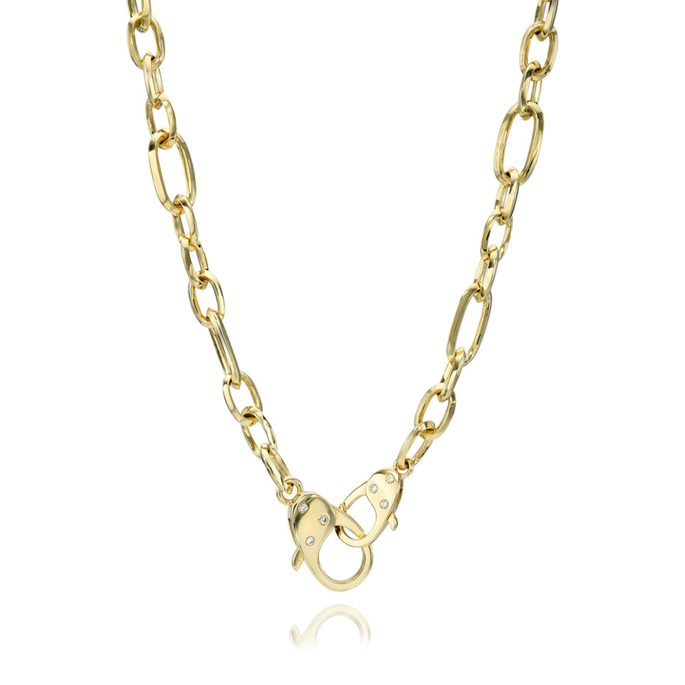 Dru - Goddess Diamond Clasp Lariat Necklace | Mitchell Stores
