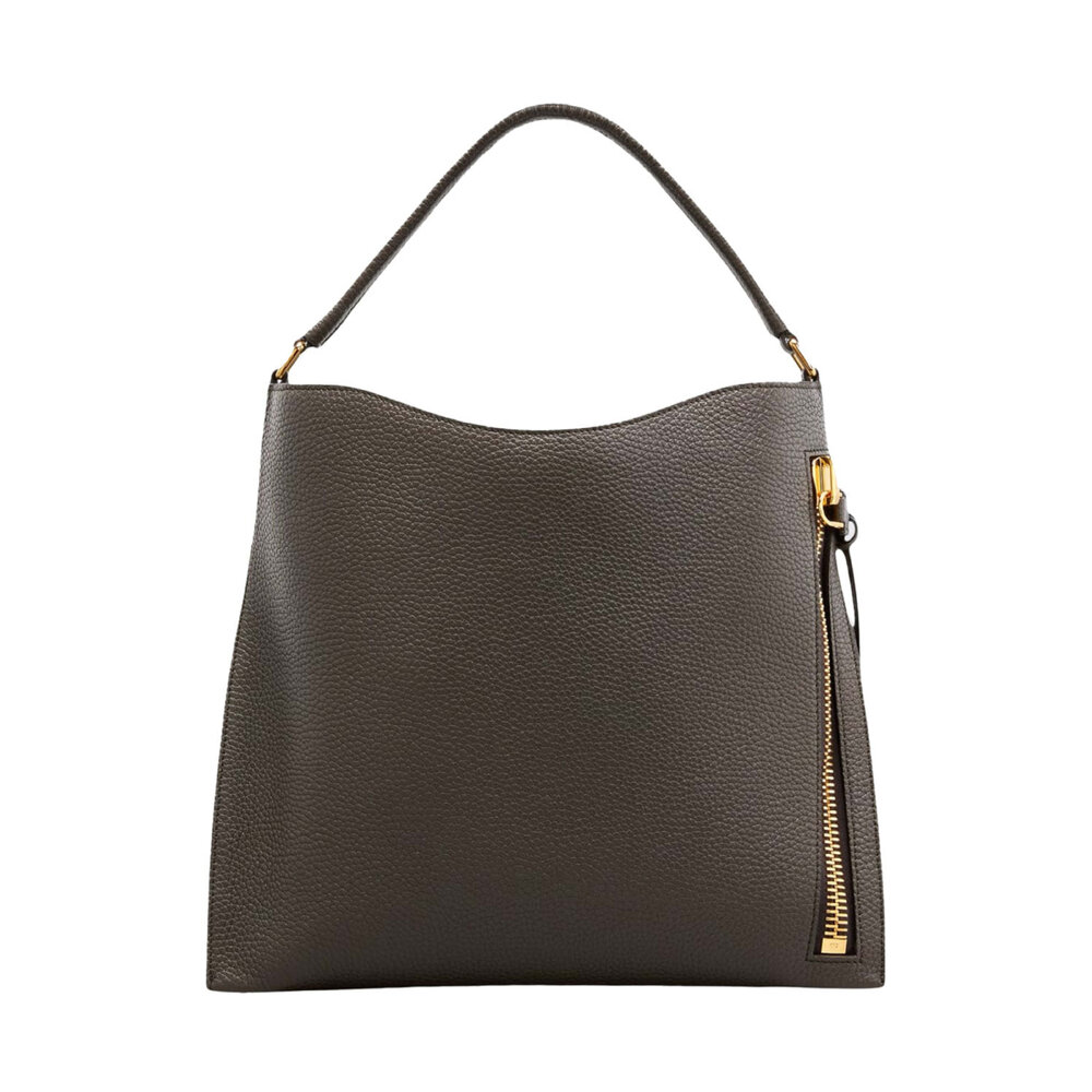 Tom Ford - Alix Small Calfskin Hobo in Derby Green