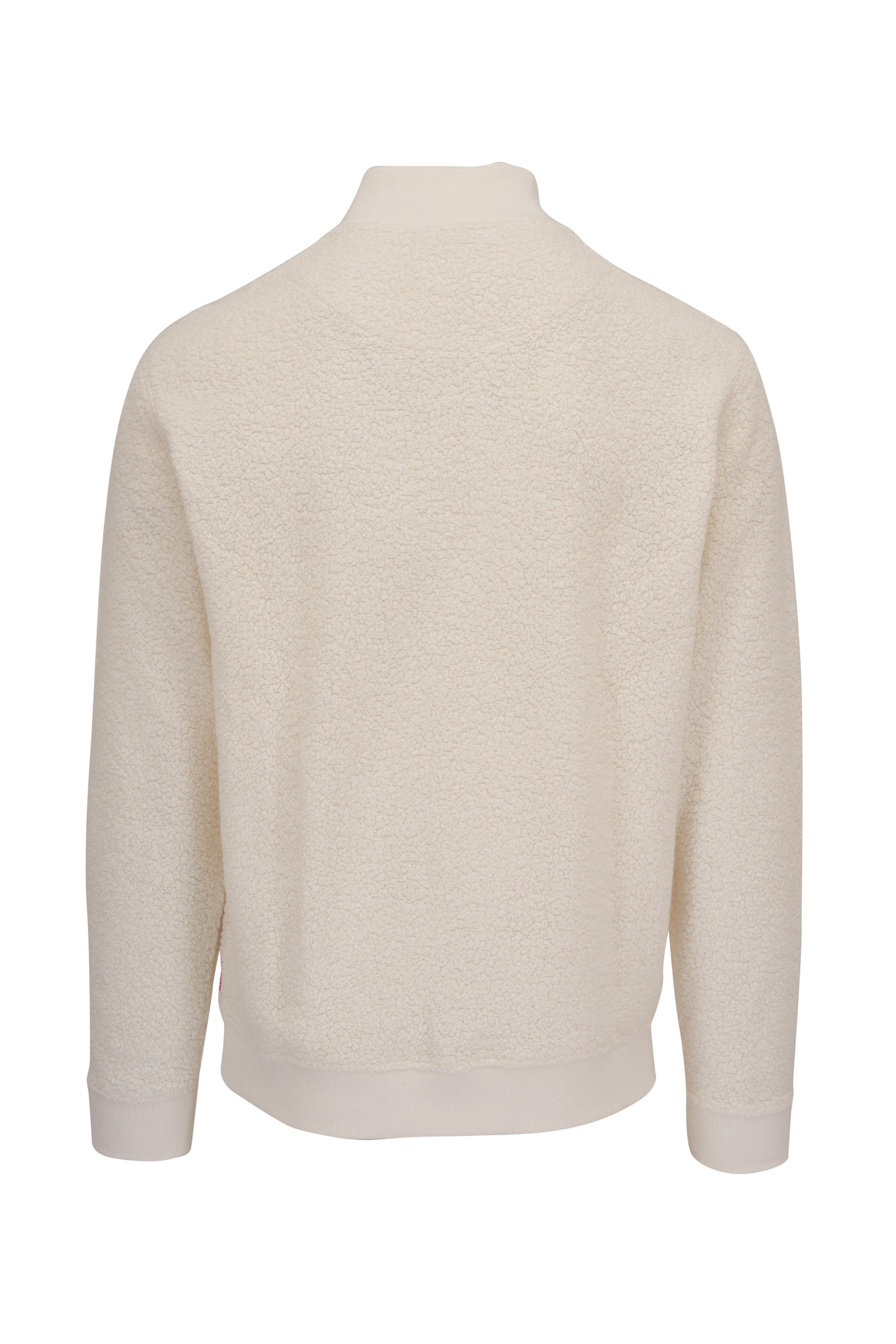 Orlebar Brown - Isar White Sand Quarter Zip Pullover