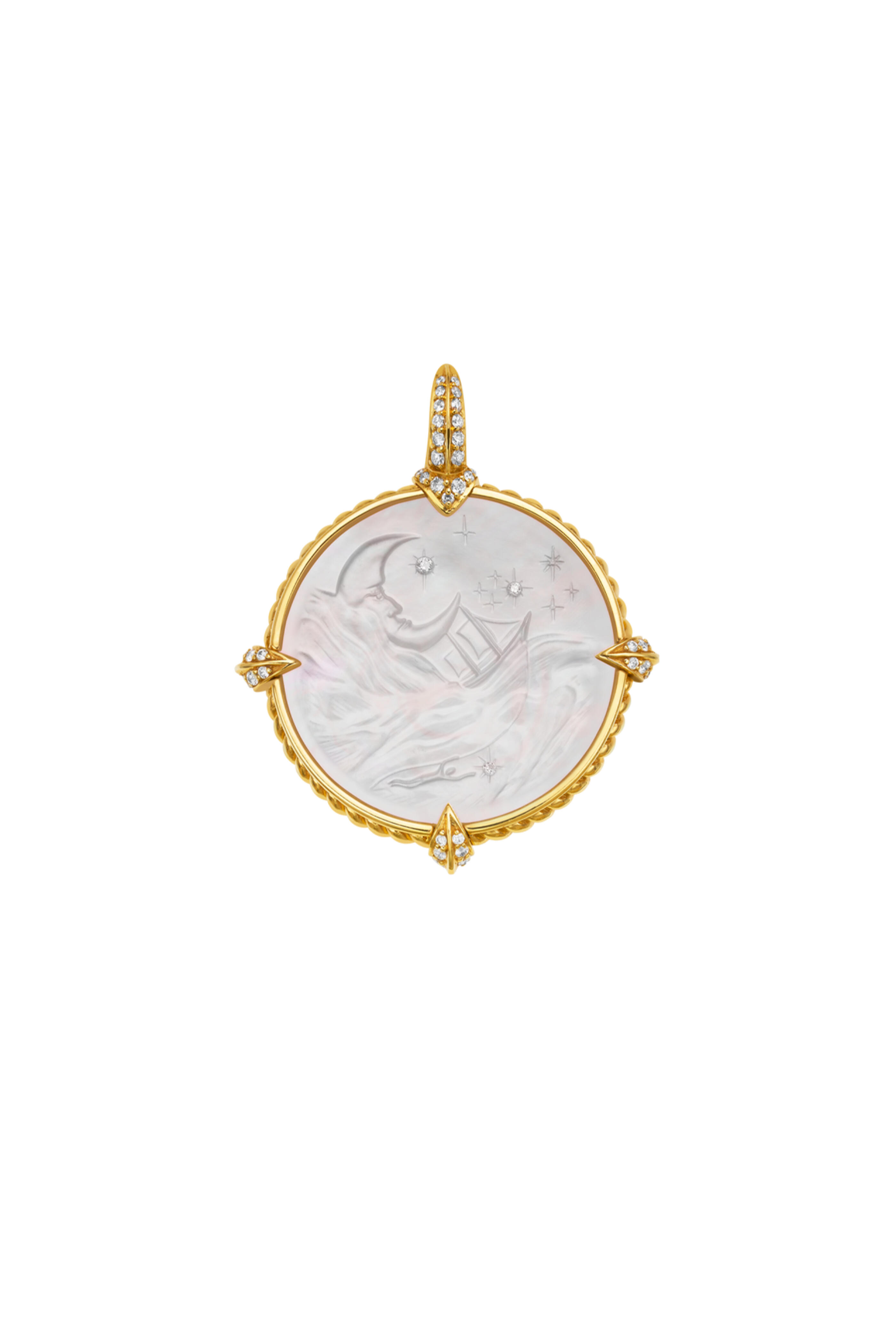 Paspaley - Dive Seascape Coin Charm | Mitchell Stores