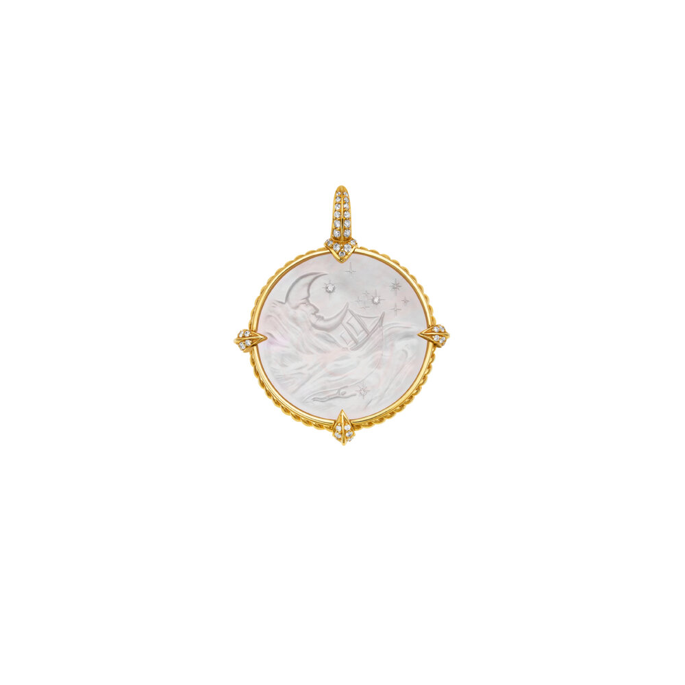 Paspaley - Dive Seascape Coin Charm | Mitchell Stores