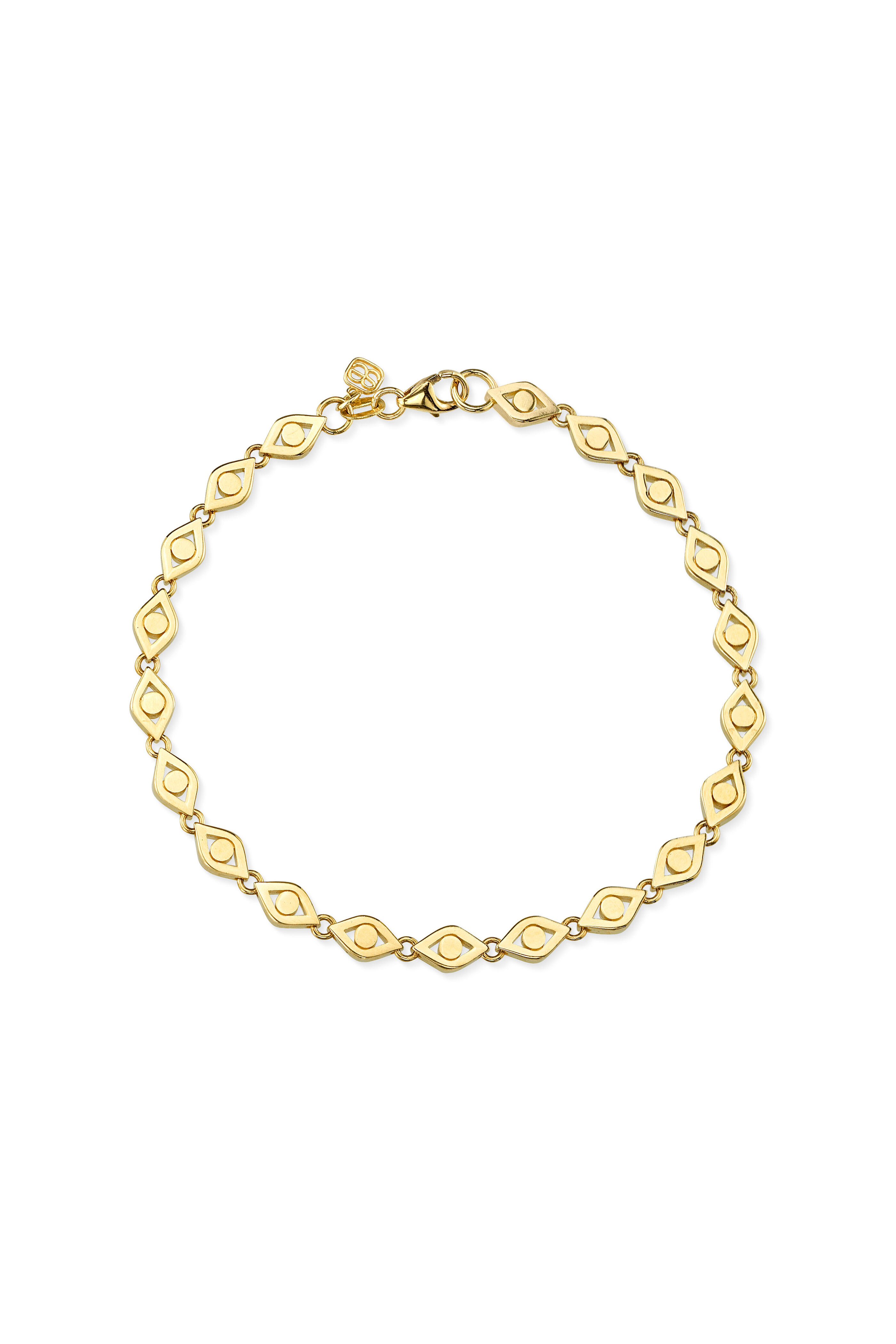 Sydney Evan - Pure Gold Eye Link Bracelet | Mitchell Stores