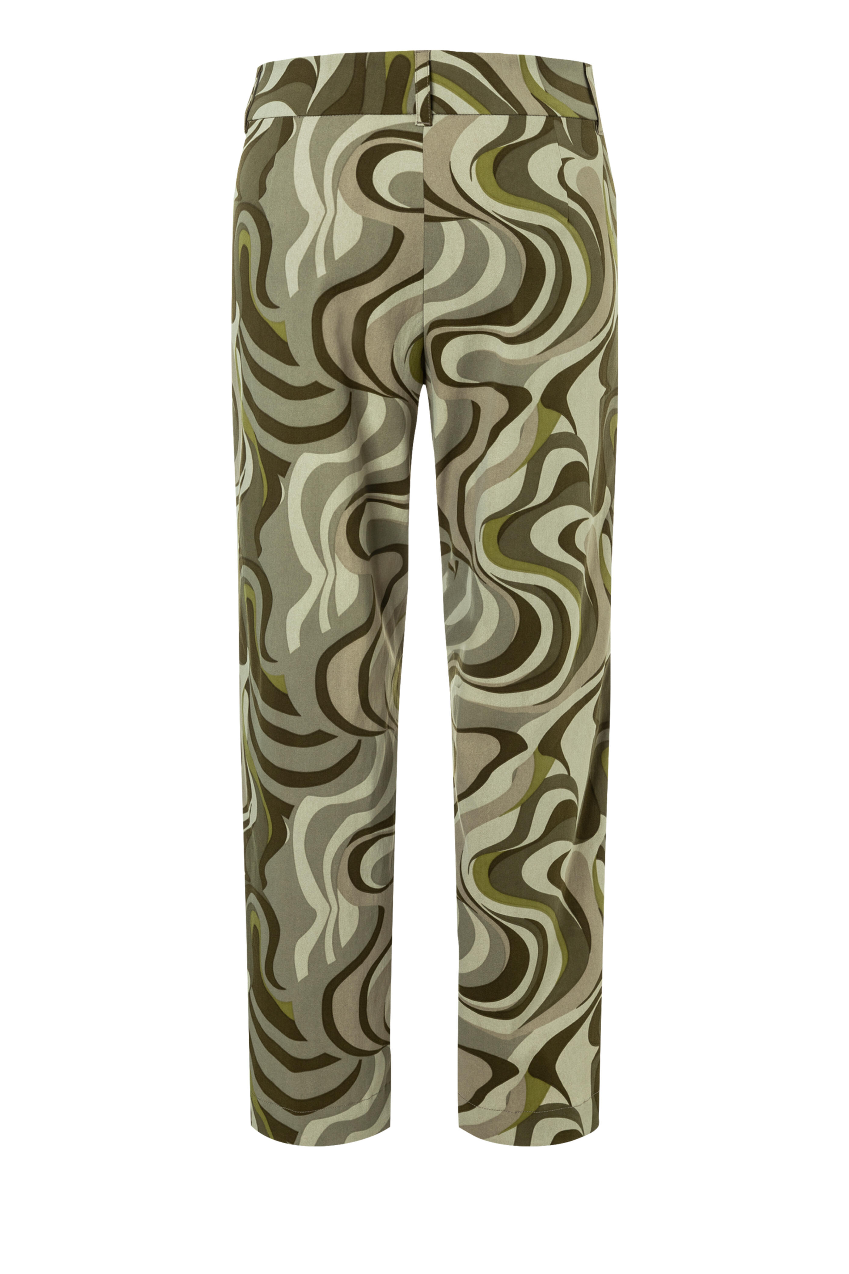 Bogner - Dasha Olive Multi Swirly Print Functional Pant