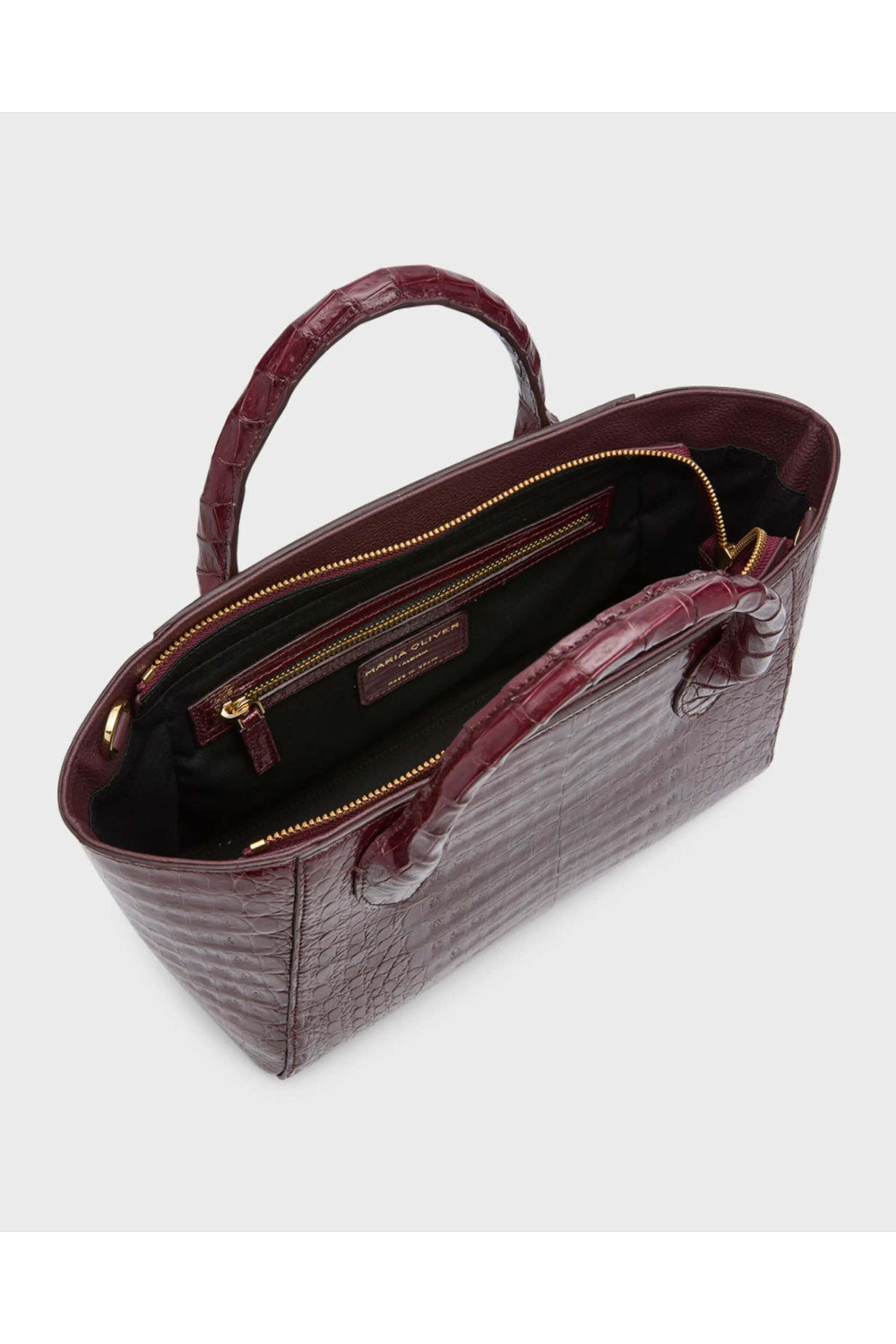 Maria Oliver - Virginia Bag in Burgundy | Mitchell Stores