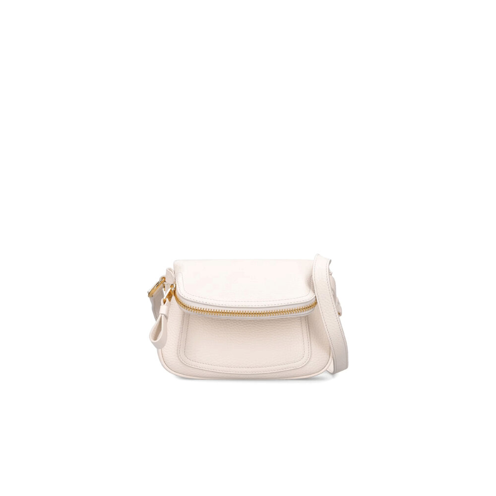 Tom Ford - Jennifer Mini Grain Crossbody Bag in Chalk