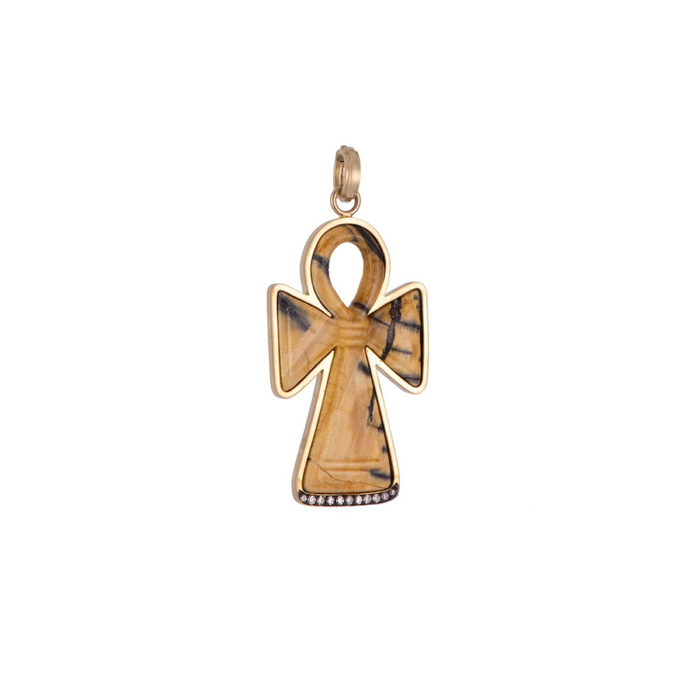 Sylva & Cie - Anhk Mammoth Cross Pendant | Mitchell Stores