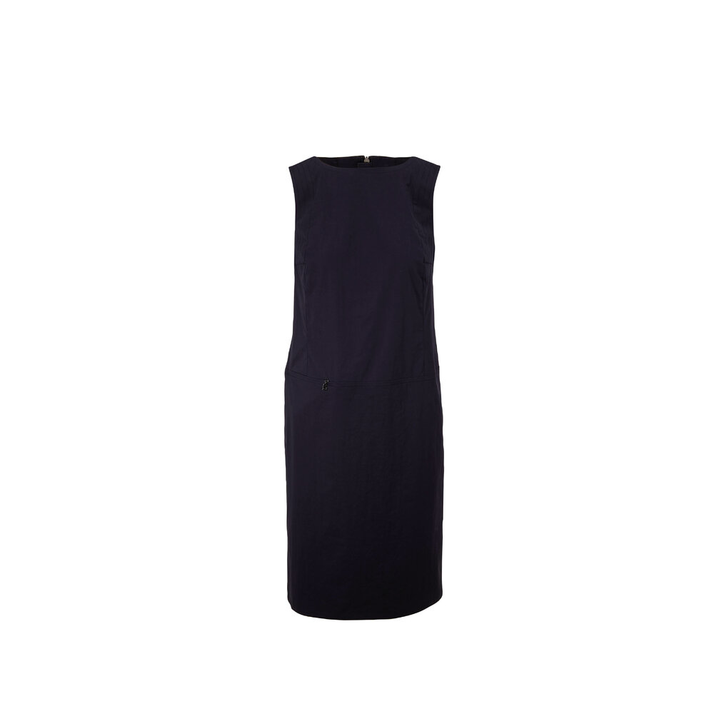 Bogner - Avea Fashion Navy Cotton Stretch Sleeveless Dress