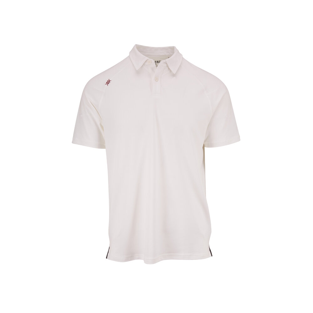 Rhone Apparel - Delta White Short Sleeve Polo | Mitchell Stores