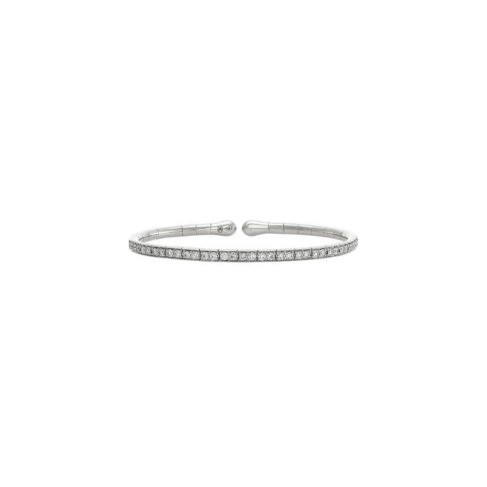 Etho Maria - 18k White Gold Diamond Bangle | Mitchell Stores