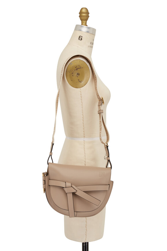 Loewe - Gate Sand Leather Small Shoulder Bag | Mitchell Stores