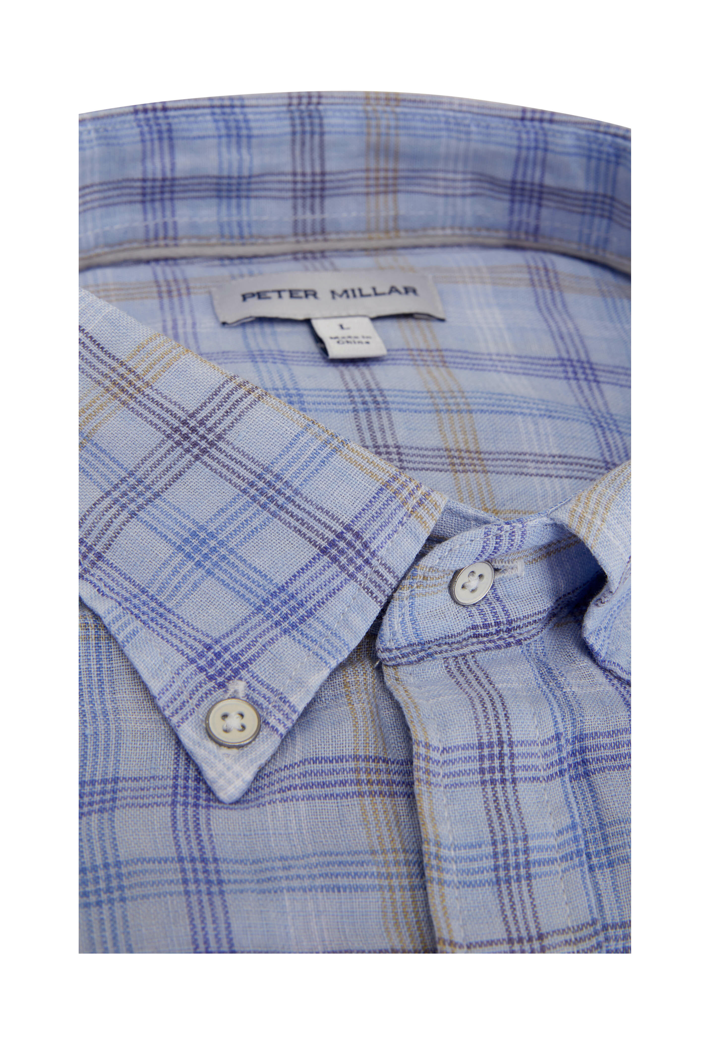 Peter Millar - Beachwood Linen Check Sport Shirt