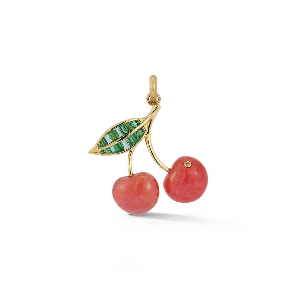 Storrow - Yellow Gold Cherry Charm | Mitchell Stores
