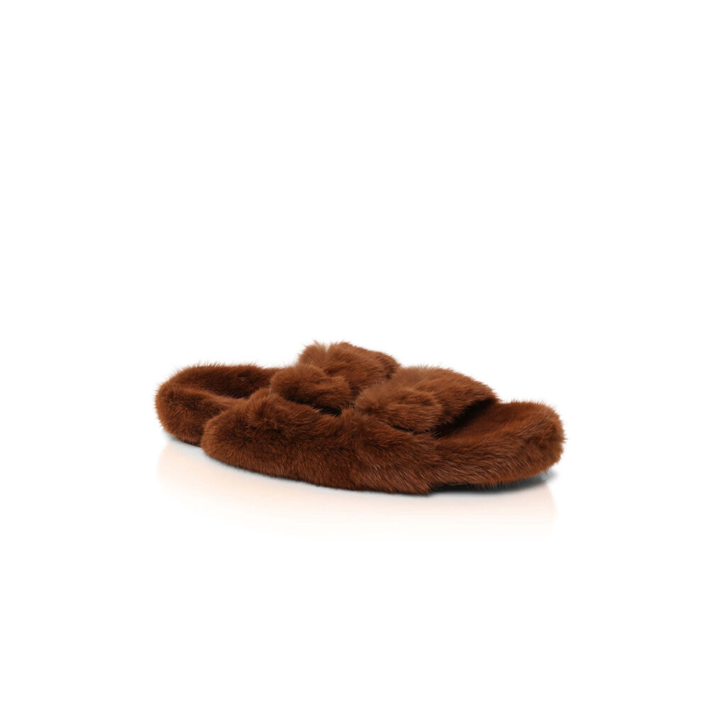 Linda Richards - Mink Slides in Tobacco | Mitchell Stores