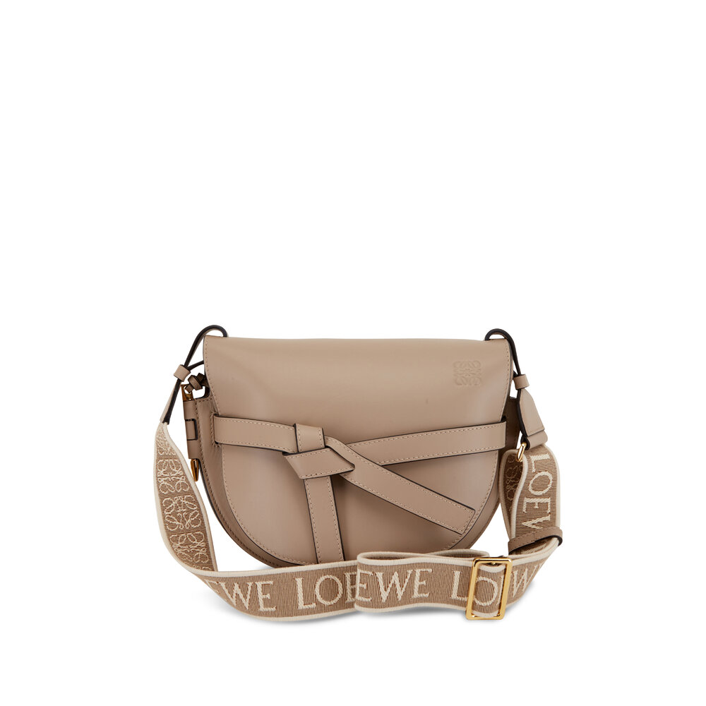 Loewe - Gate Sand Leather Small Shoulder Bag | Mitchell Stores
