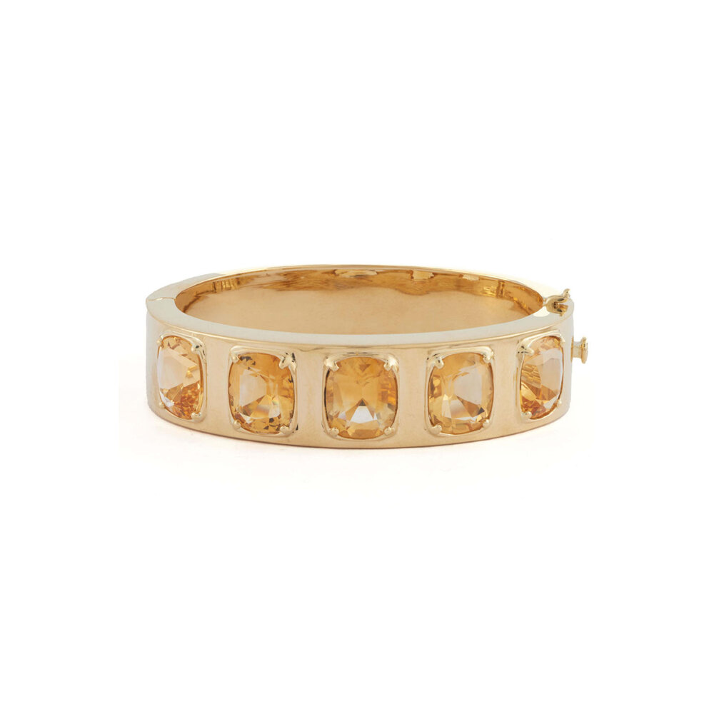 Sylva & Cie - Citrine Bangle | Mitchell Stores