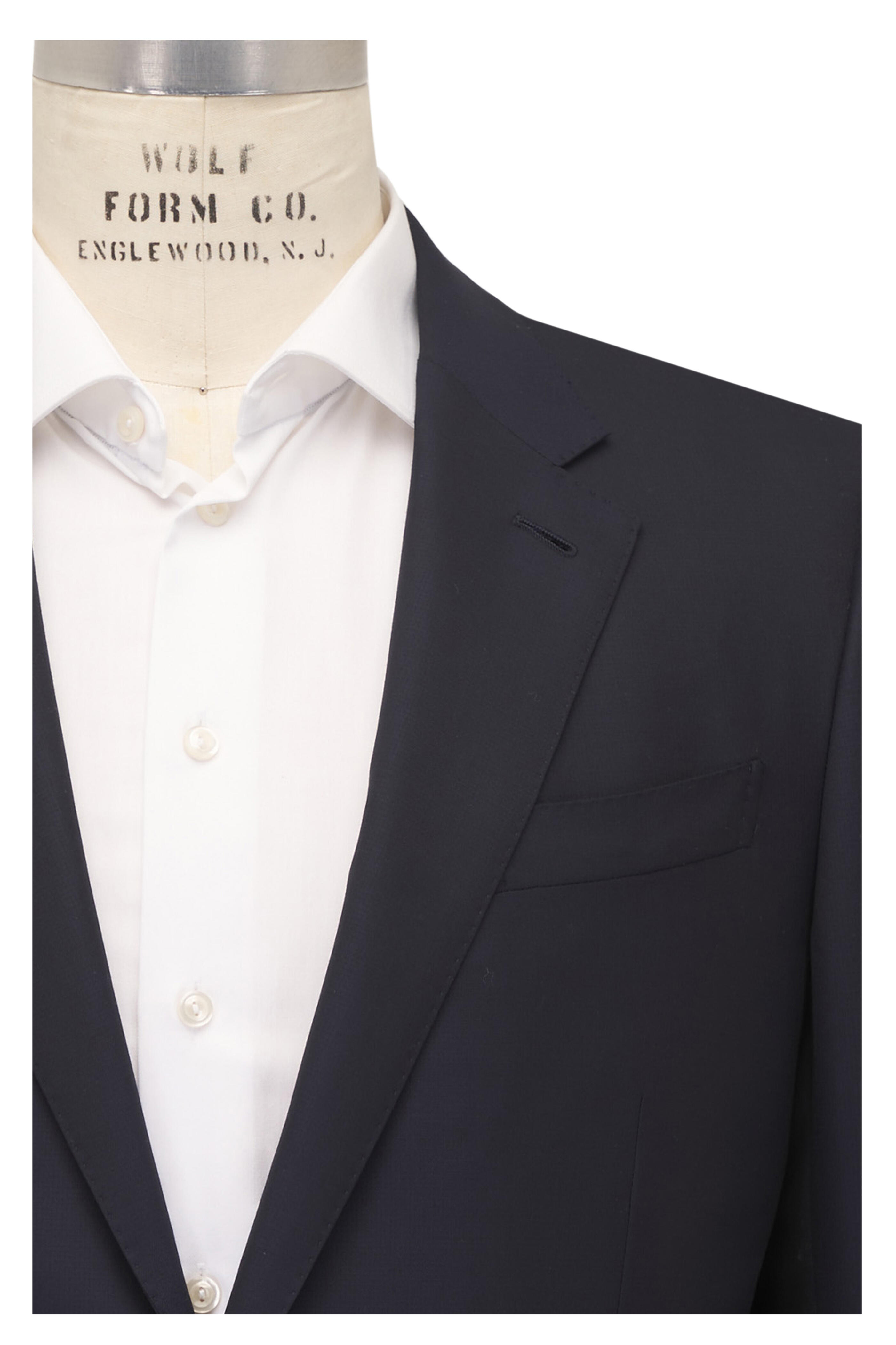 Zegna - 15milmil15 Navy Blue Wool Suit | Mitchell Stores