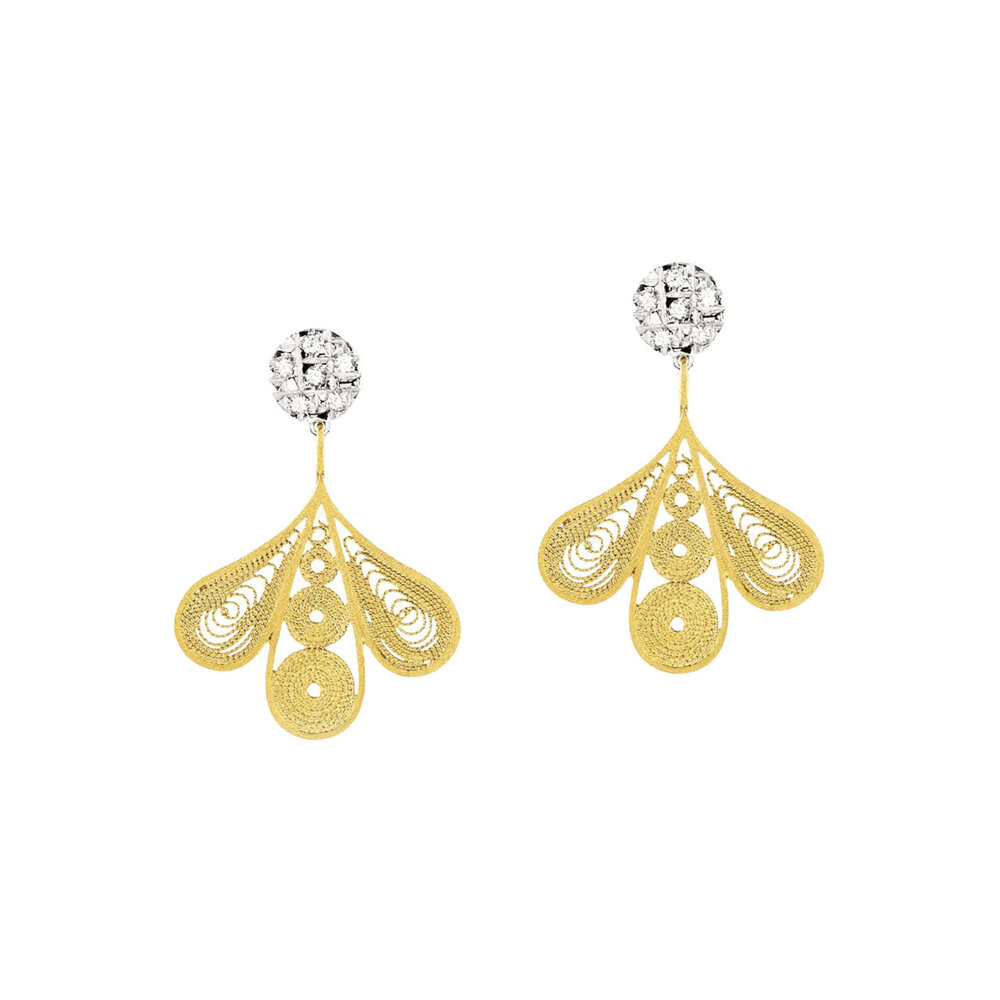 Luisa Rosas - House of Filigree Small Spiral Earrings