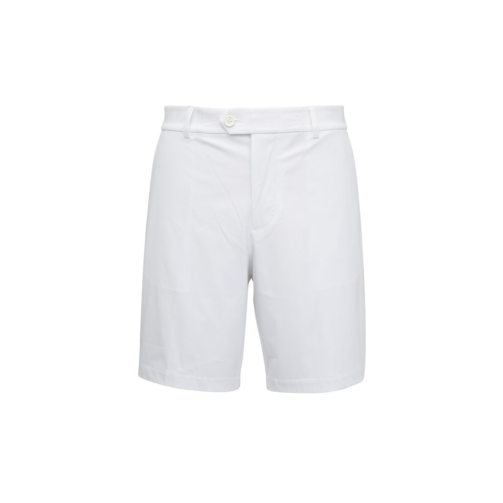 G/Fore - Maverick Snow White Stretch Shorts | Mitchell Stores