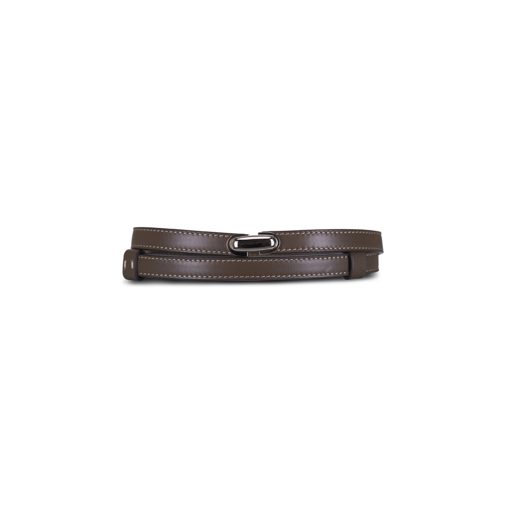 Savette - Symmetry Leather Belt, 10mm | Mitchell Stores