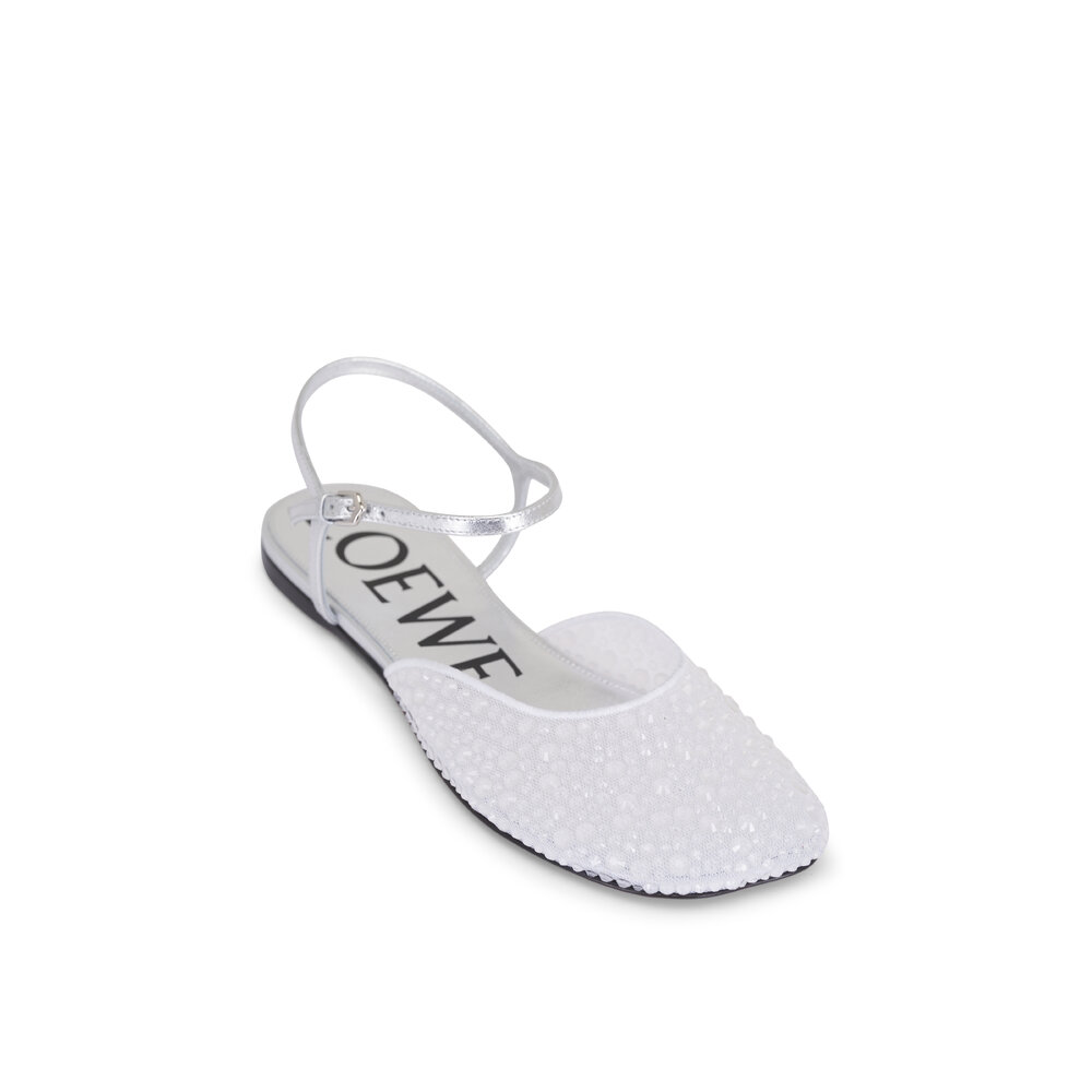 Loewe - Toy Transparent Ankle Strap Ballerina Flat