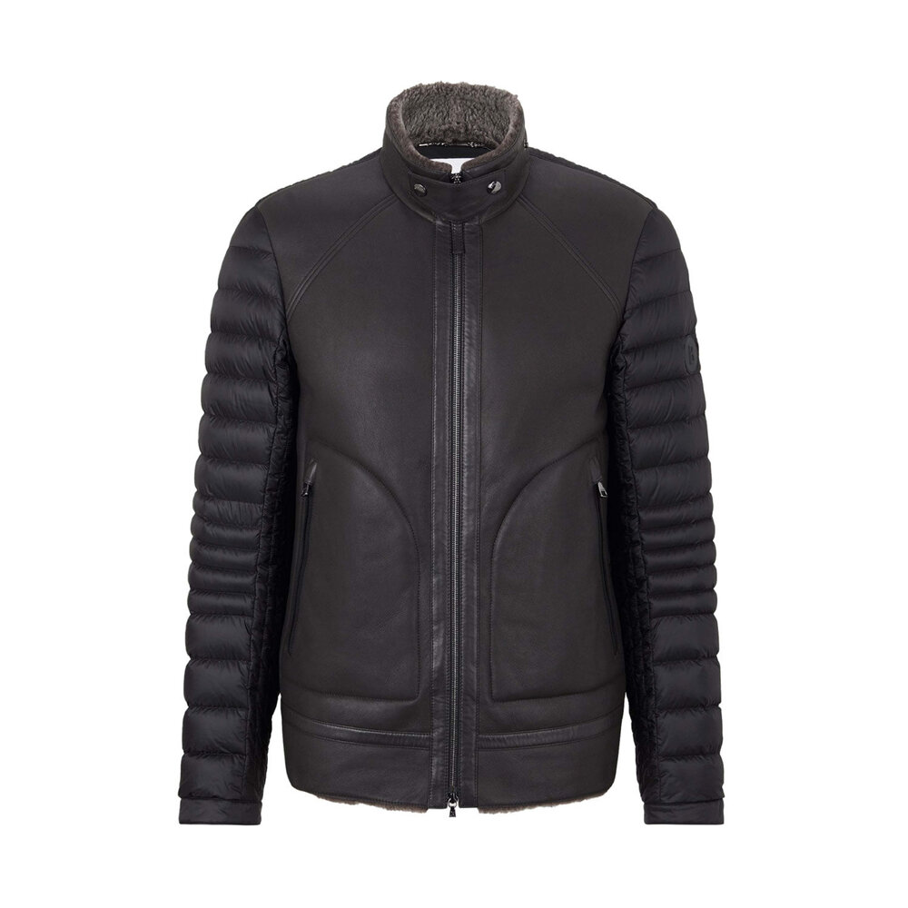 Bogner - Bitter Brown Lambskin Outdoor Jacket | Mitchell Stores