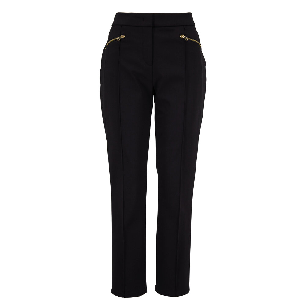 Escada - Tuskana Black Zip Pocket Pant | Mitchell Stores